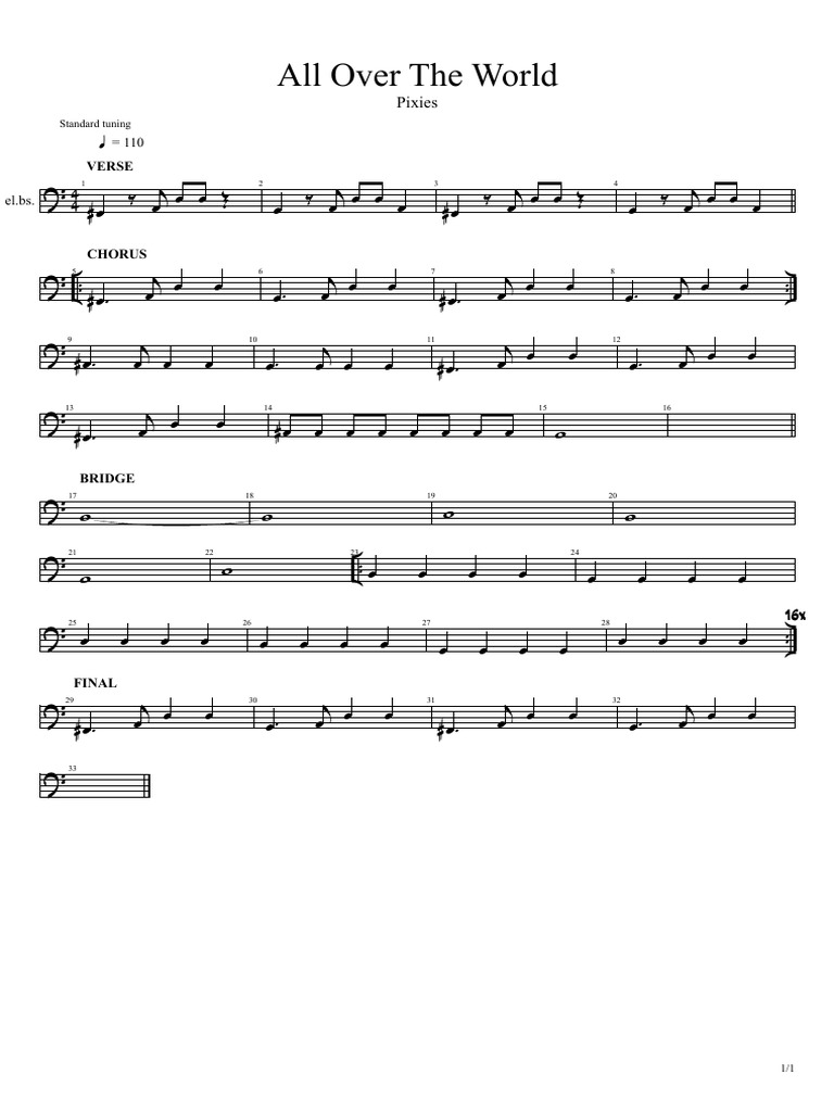 All Over The World | PDF | Songs