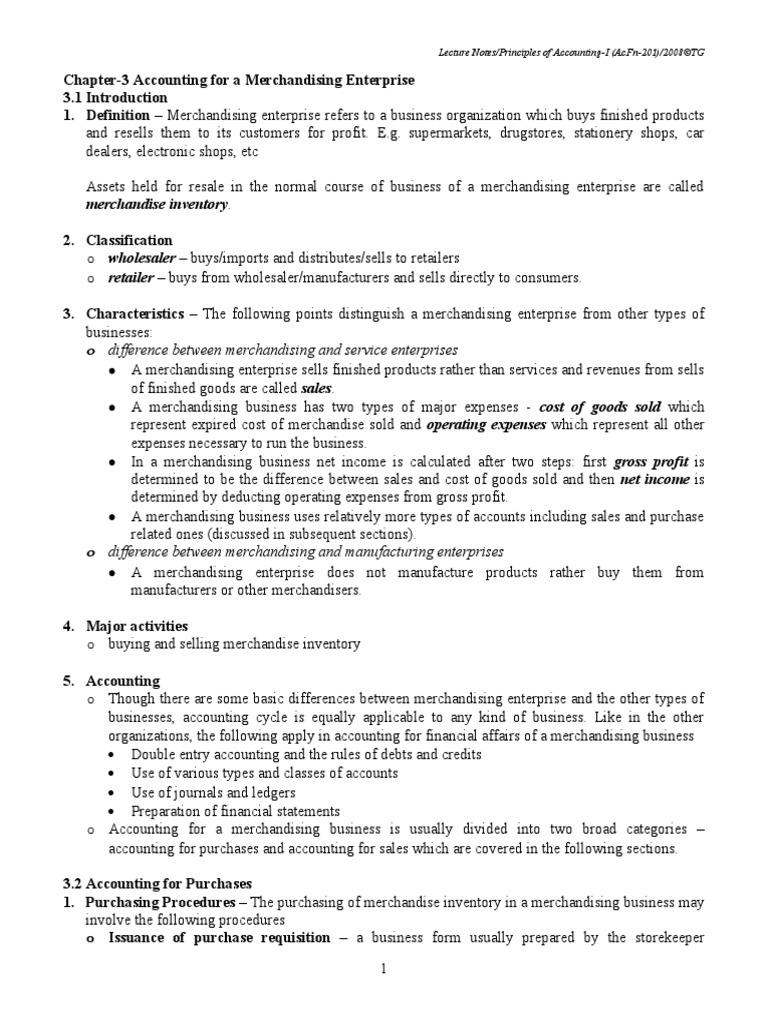 Accounting For Merchand ch3 | PDF | Expense | Discounts And Allowances