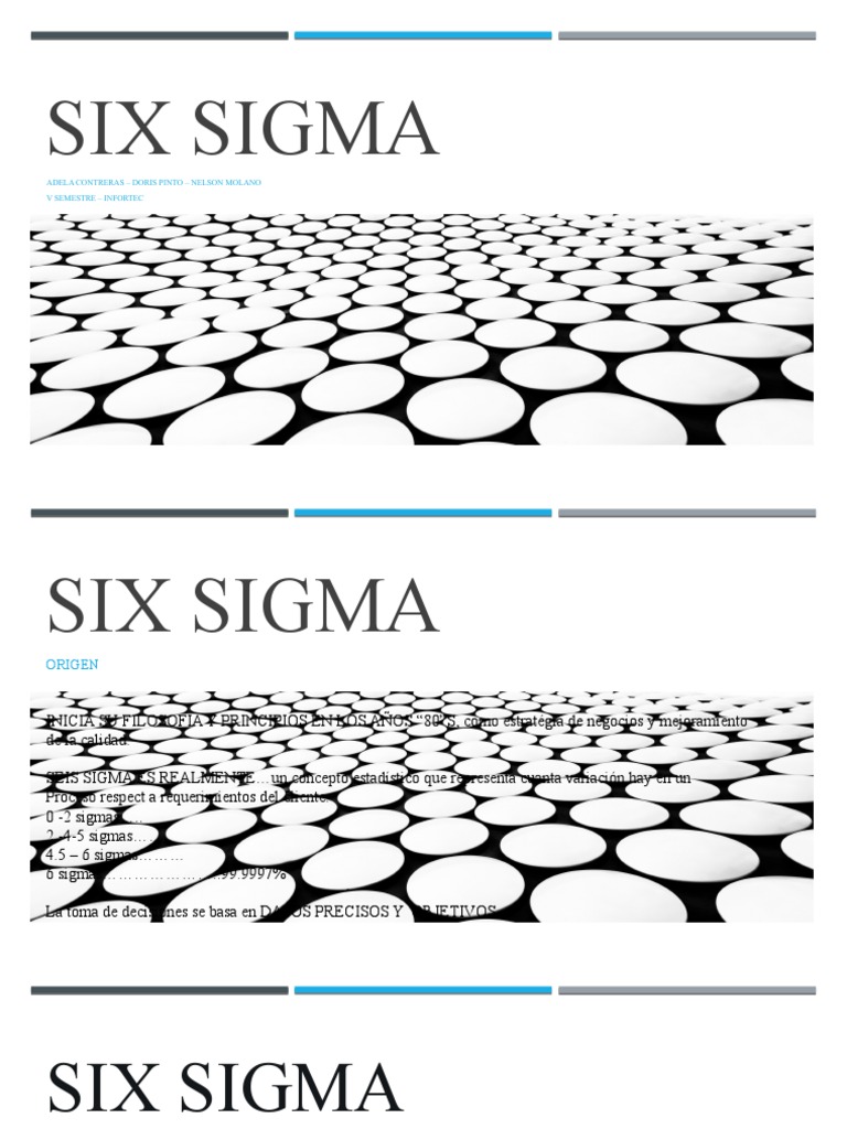 Six Sigma | PDF | Negocios | Informática
