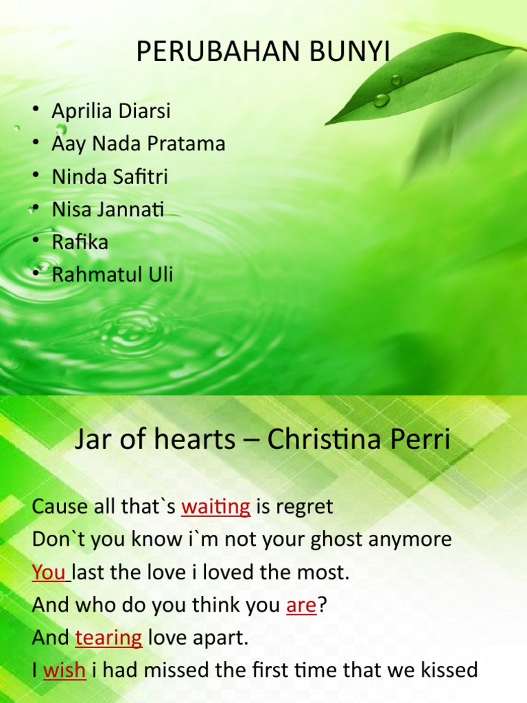 Perubahan Bunyi: - Aprilia Diarsi - Aay Nada Pratama - Ninda Safitri ...