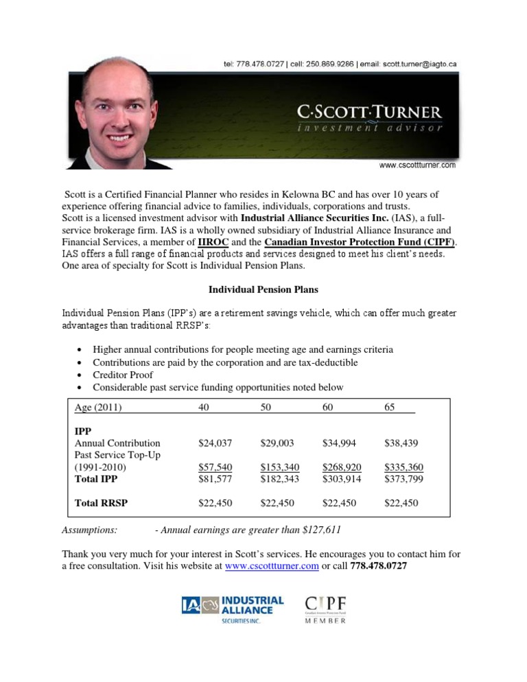 Individual Pension Plans | PDF
