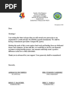 Solicitation Letter Sample Template For Donation Drive For Calamity ...