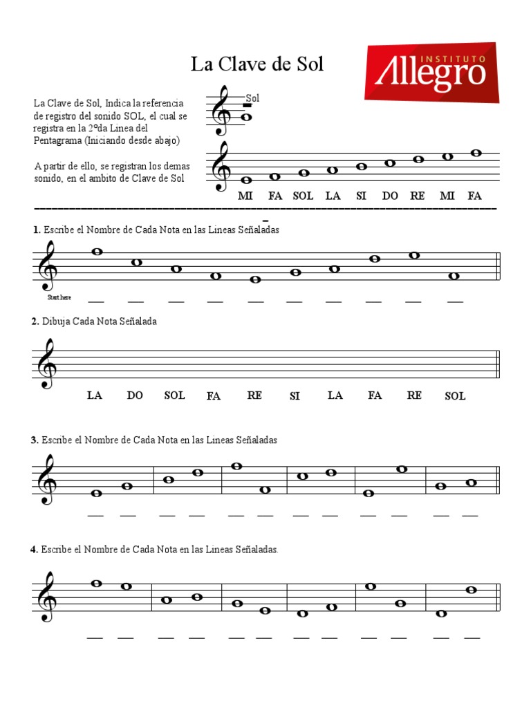 02 - Clave de Sol (HABLADA) | PDF