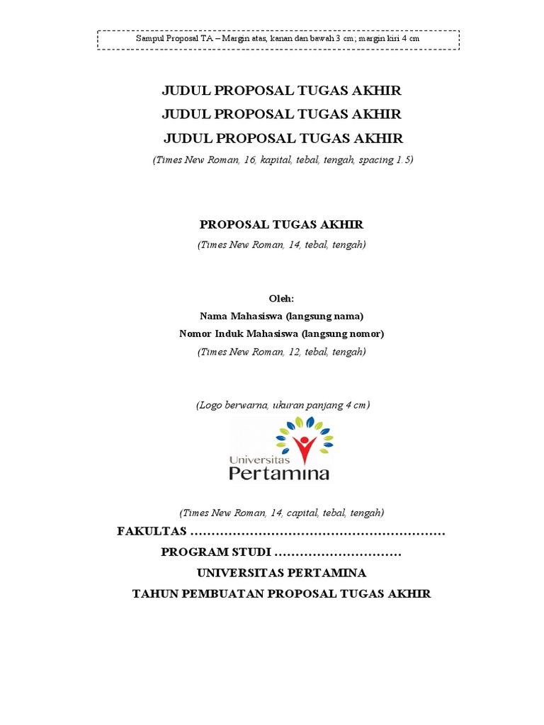 Format Penulisan Proposal Penelitian | PDF