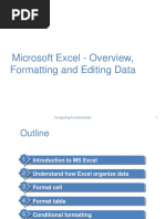 Excel Formatting Best Practices | PDF | Microsoft Excel | Spreadsheet