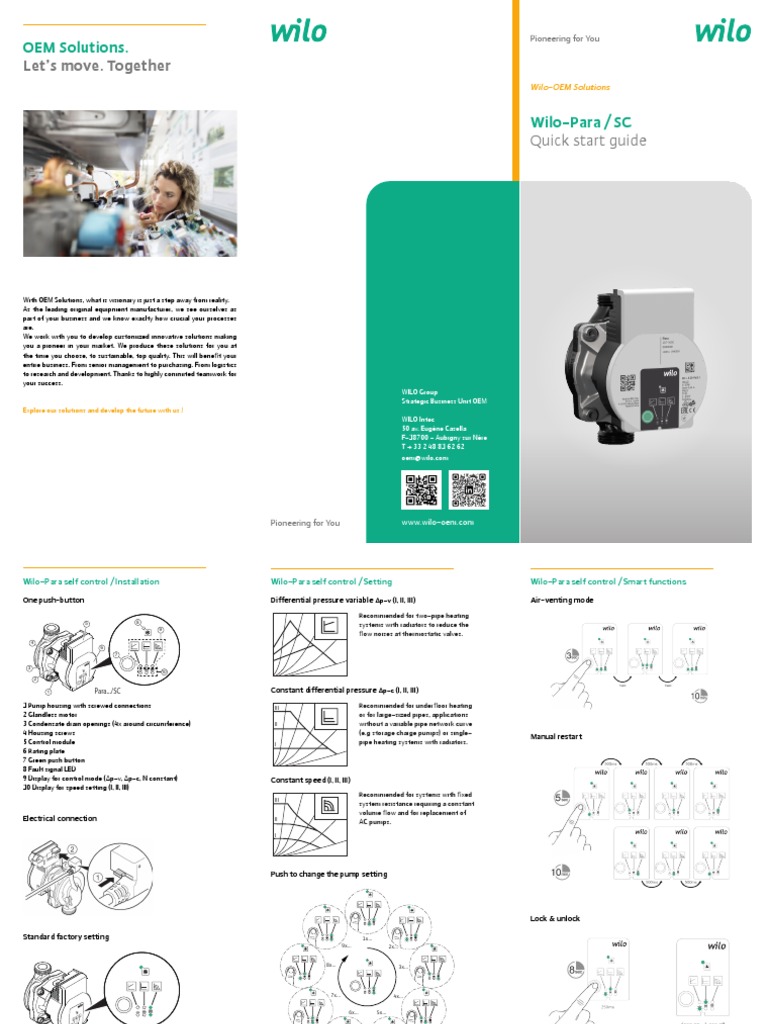 Pioneering for You: Wilo-OEM Solutions Quick Start Guide for the Wilo ...