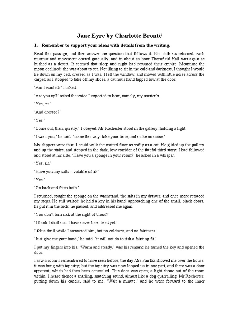 Extract Based Questions | PDF