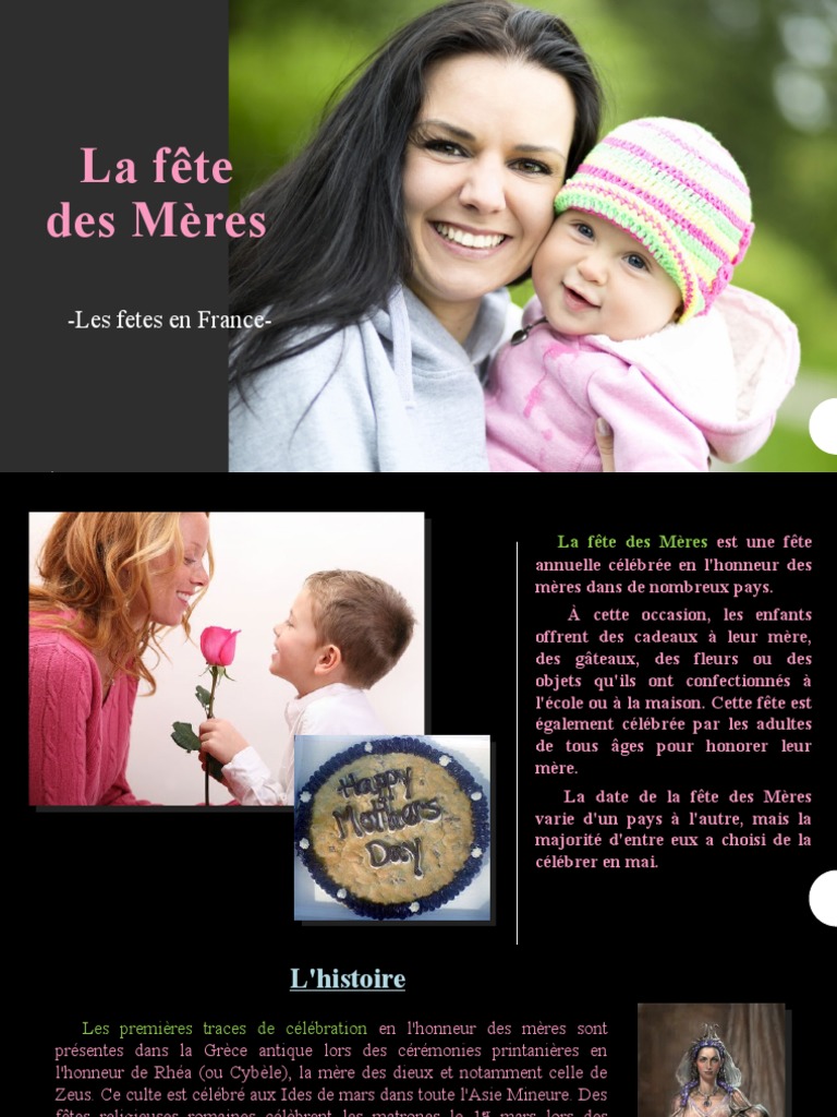 La Fête Des Mères - Projet Francais | PDF