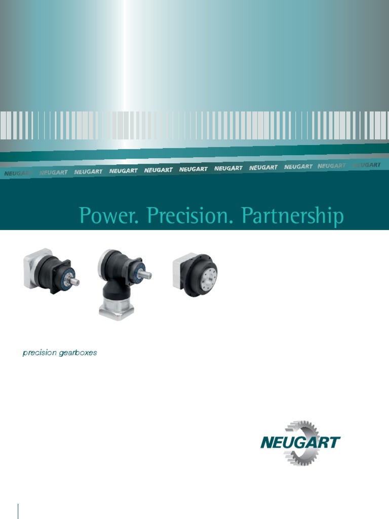 Neugart Product Catalog 2010 | PDF | Transmission (Mechanics) | Gear