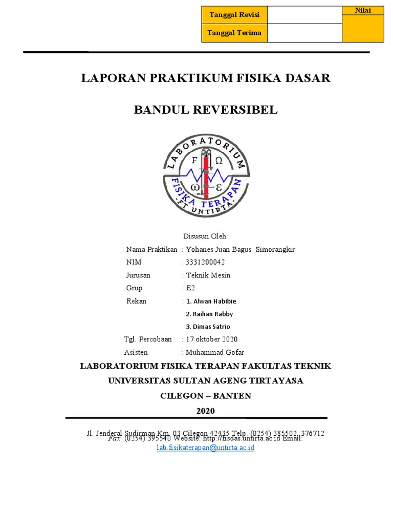 Bandul Reversibel dan Gerak Harmonik | PDF
