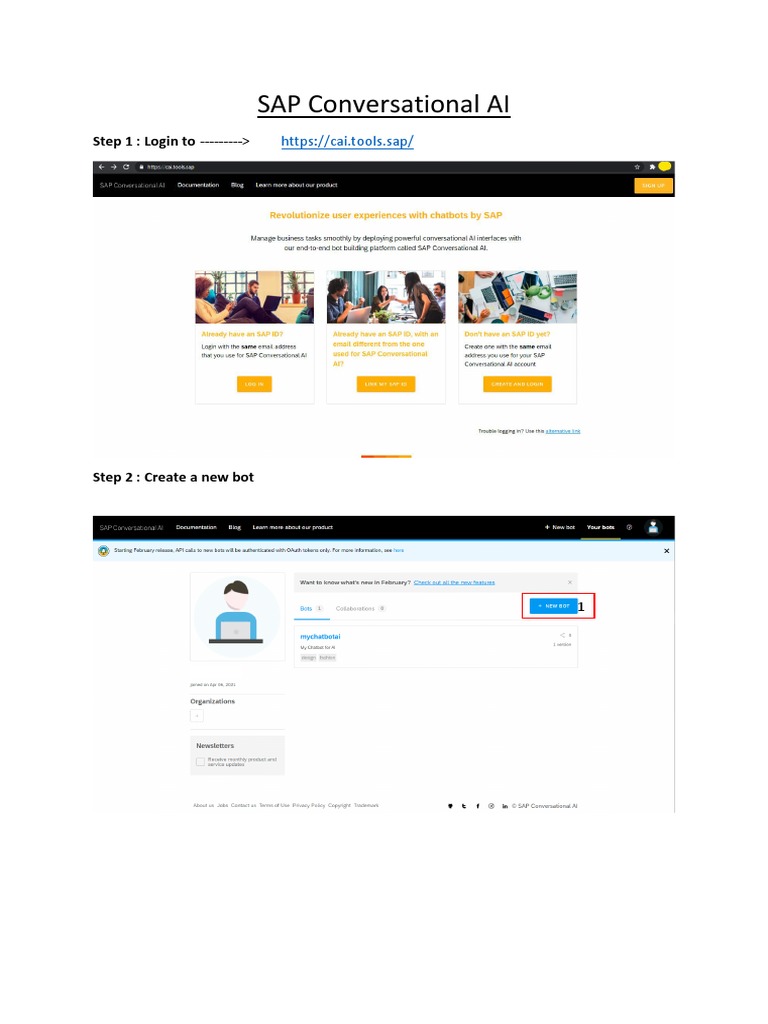 SAP Conversational AI | PDF | Ajax (Programming) | Software Engineering