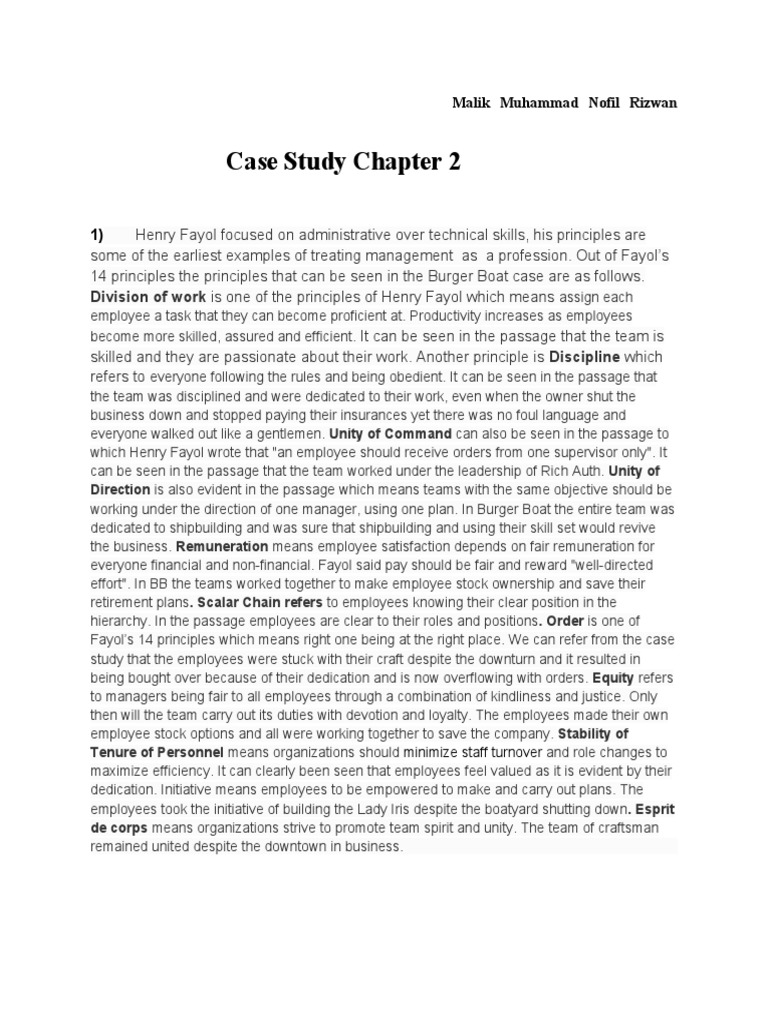 Case Study Chapter 2 | PDF | Business | Economies