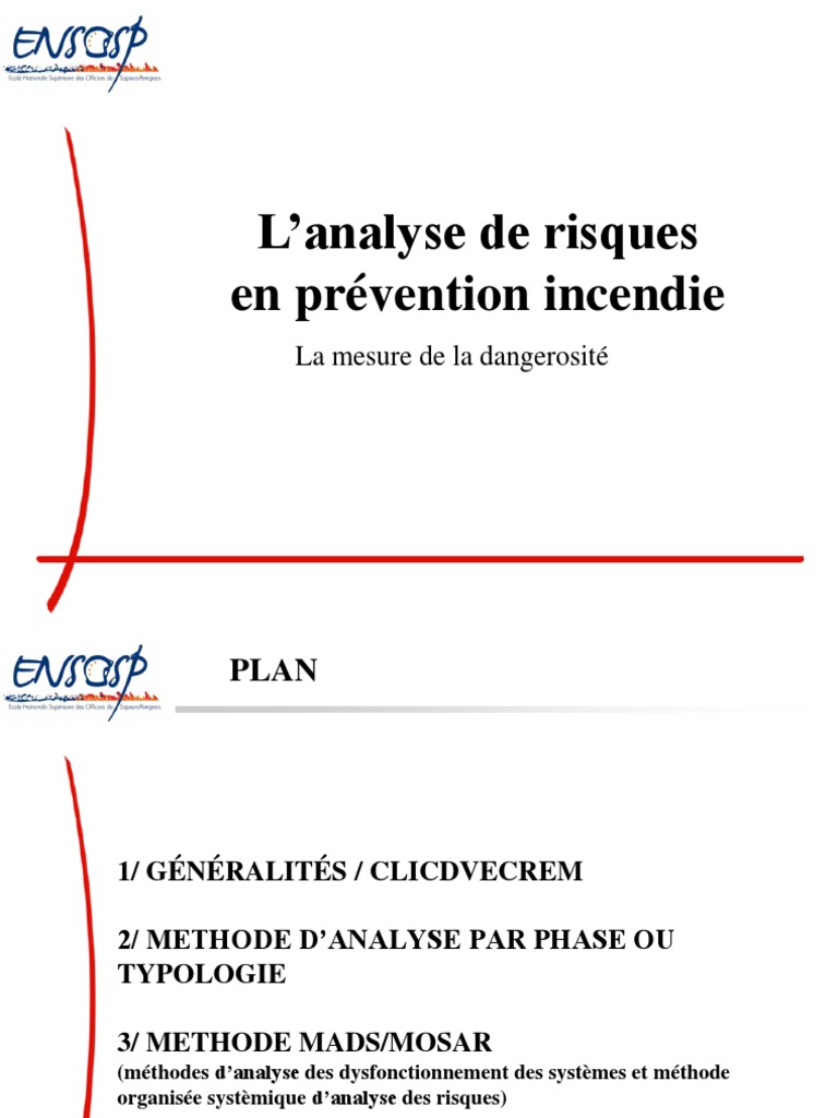 Analyse des Risques Incendie avec MOSAR | PDF | Risque | Sécurité