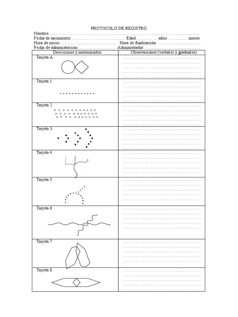 Protocolo de Registro Bender | PDF