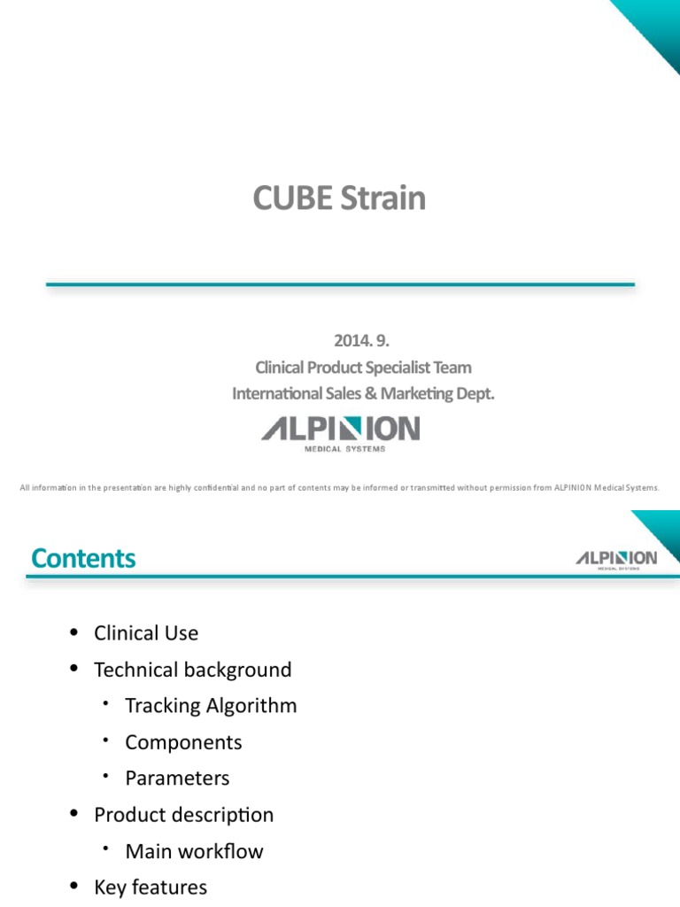 Ecube Cube Strain Manual | PDF | Diastole | Heart