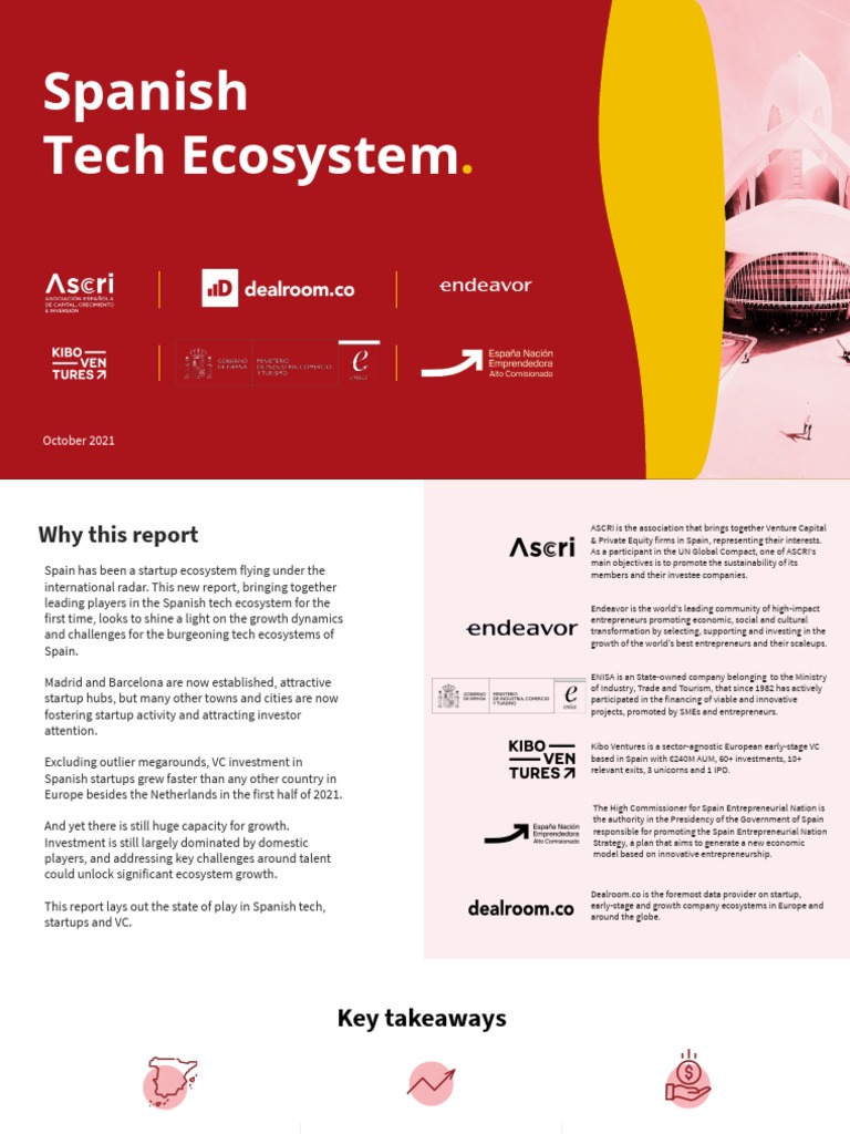 Growth of Spain's Startup Ecosystem | PDF | Venture Capital | Corporate ...