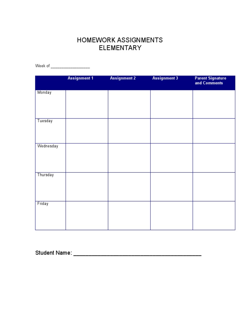 Homework Assignments | PDF | Career & Growth