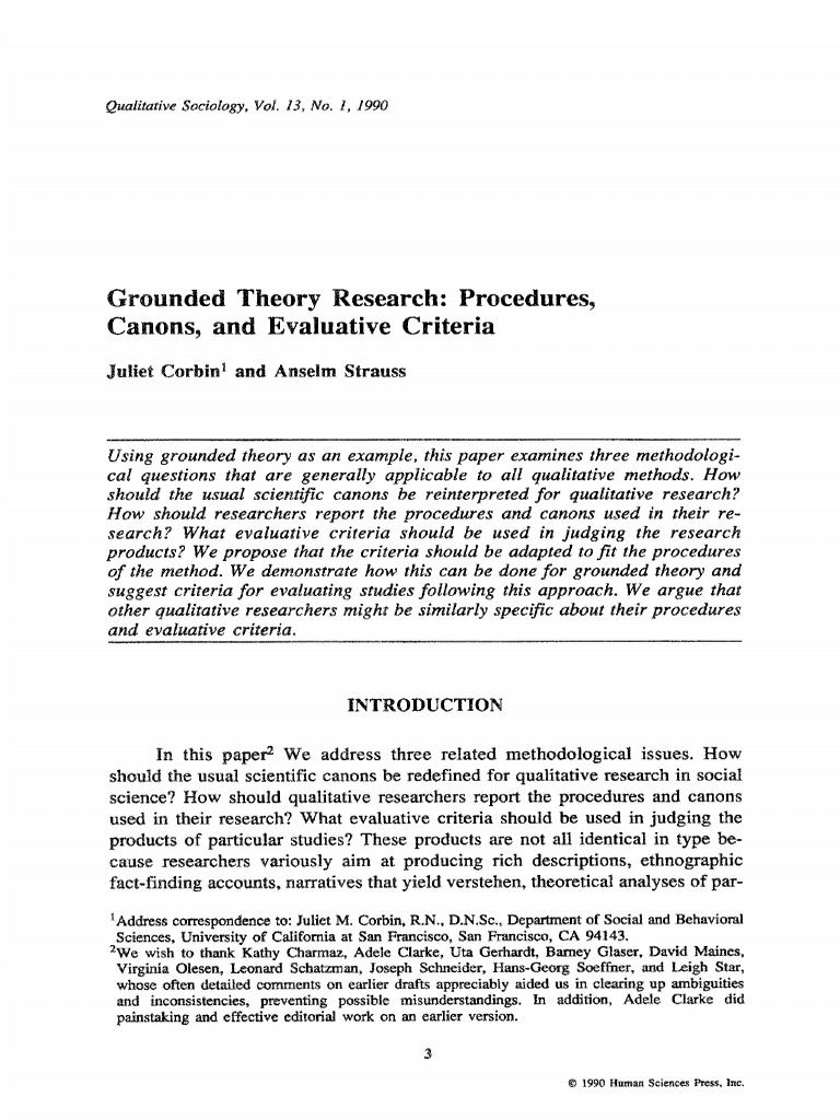 W10 Corbin and Strauss Grounded Theory | PDF | Scientific Method ...