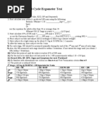 YMCA Step Test1 | PDF | Heart Rate | Clinical Medicine