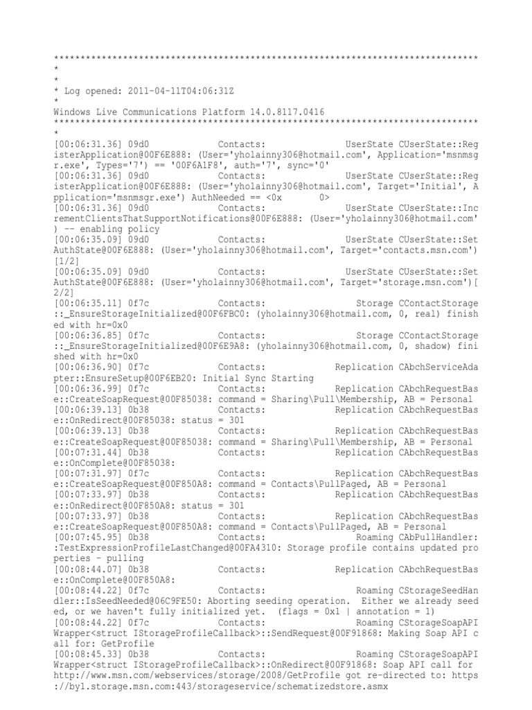 Contacts Log | PDF | Information Technology Management | Computing