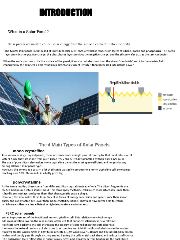 What Is A Solar Panel?: Solar Panels Are Used To Collect Solar Energy ...