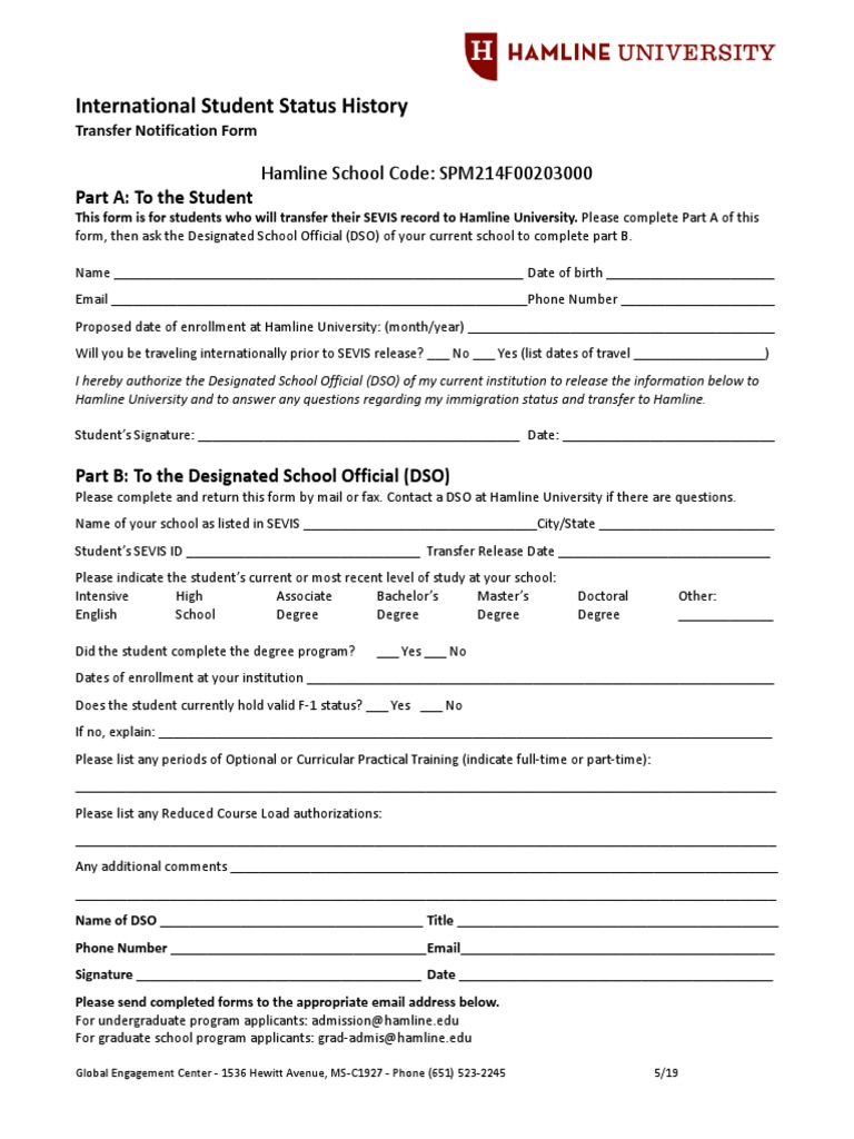 Transfer in Status History | PDF | Academic Degree | Academia