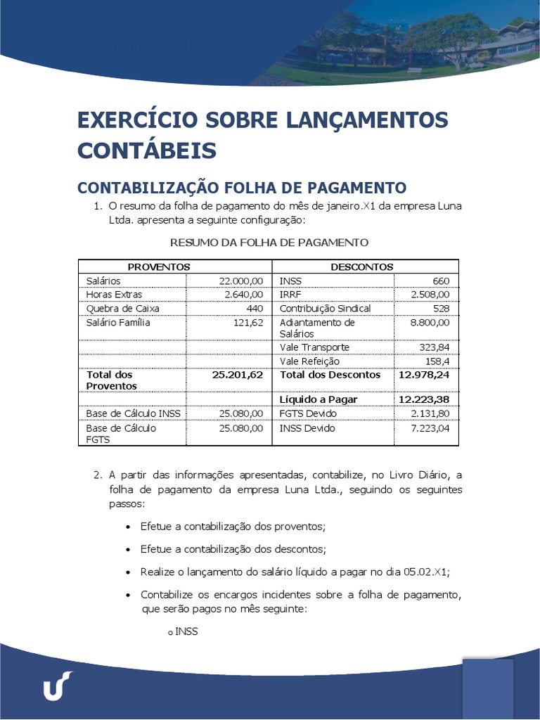 M5 Atividade Prática - Folha de Pagamento - John Allaf Nogueira Kelin | PDF | Contabilidade ...