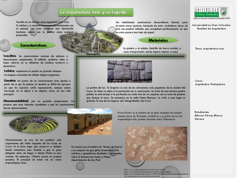 Infografia Arquitectura Inca | PDF