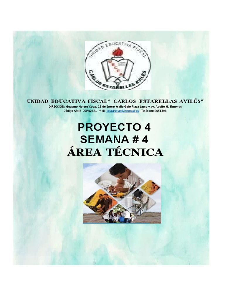 Actividad 1ero Inform Proyecto 4 Semana 4 - Aplicaciones Ofimatica. Resuelto José Villamar ...