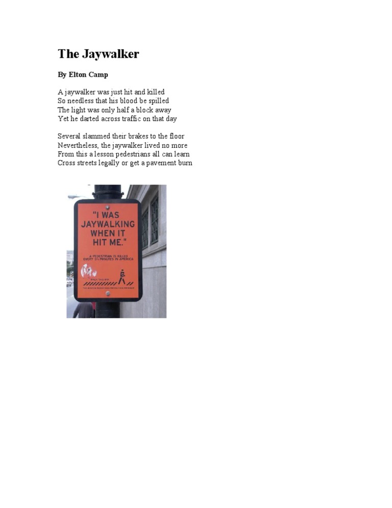 The Jaywalker | PDF | Art