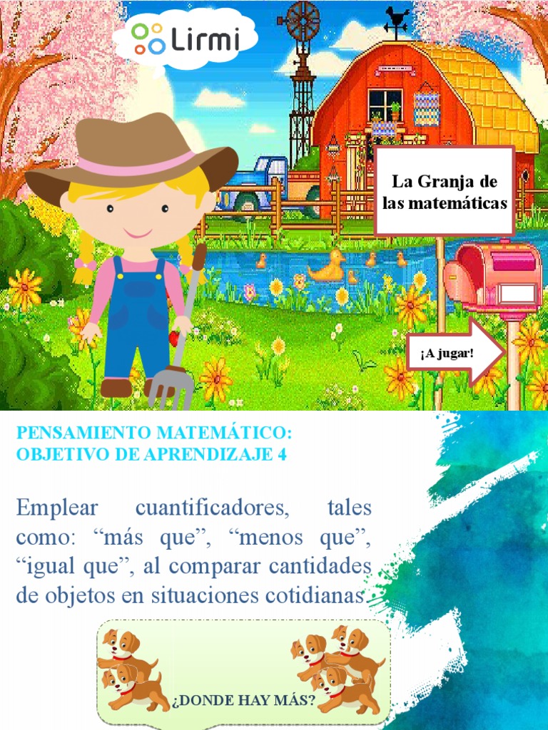 Oa4 3onivel Pensamiento Matematico La Granja De Las Matemáticas Pdf