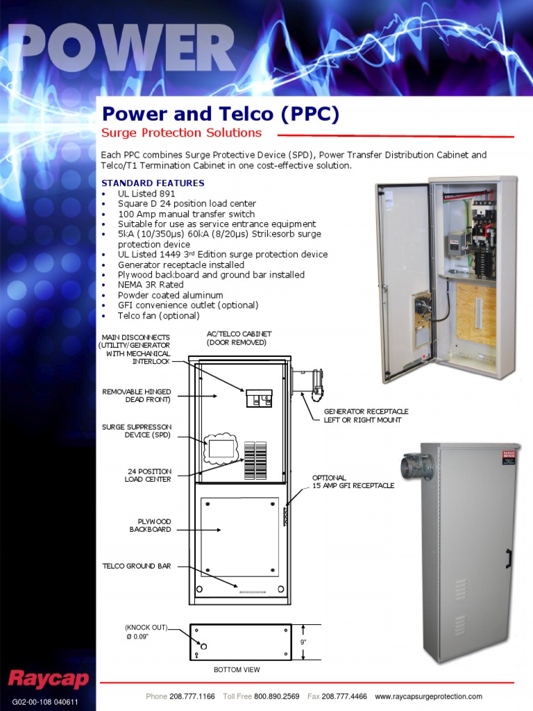 Power and Telco PPC With Camloc | PDF