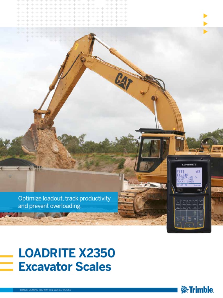 Loadrite X2350 Excavator Scales: Optimize Loadout, Track Productivity ...