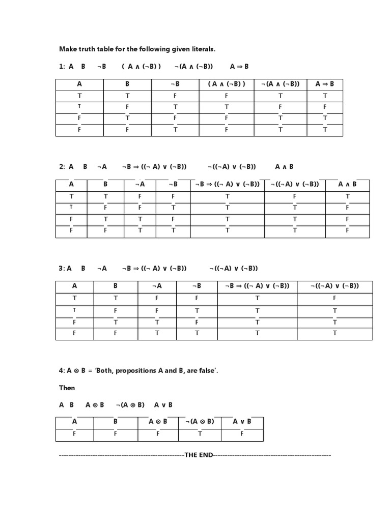 FM 1 | PDF | Logic | Logical Expressions