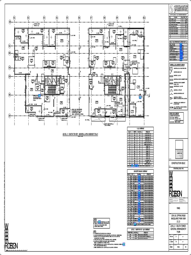 S121 - LEVEL 2 - SOUTH TOWER - GENERAL ARRANGEMENT PLAN Rev.C4 Markup ...
