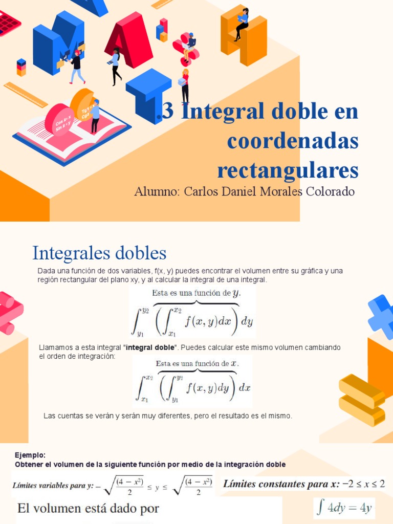 Integral Doble en Coordenadas Rectangulares | PDF