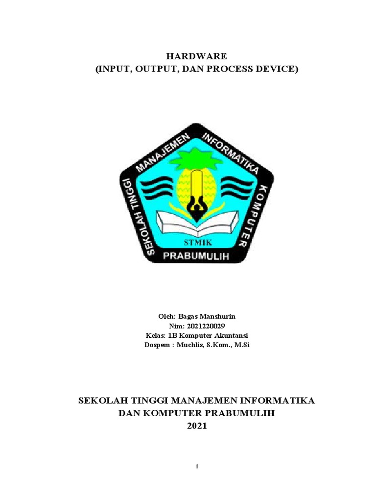 Makalah Input Output | PDF