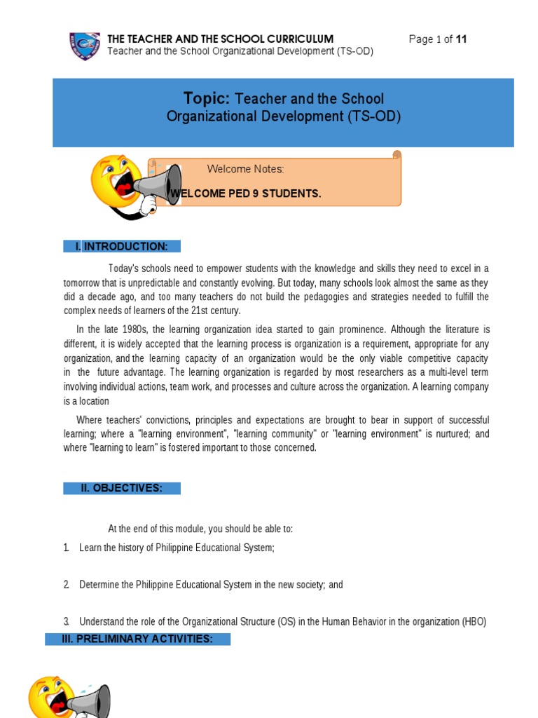 Ped 9 Content Module 7 | PDF | Learning | Schools