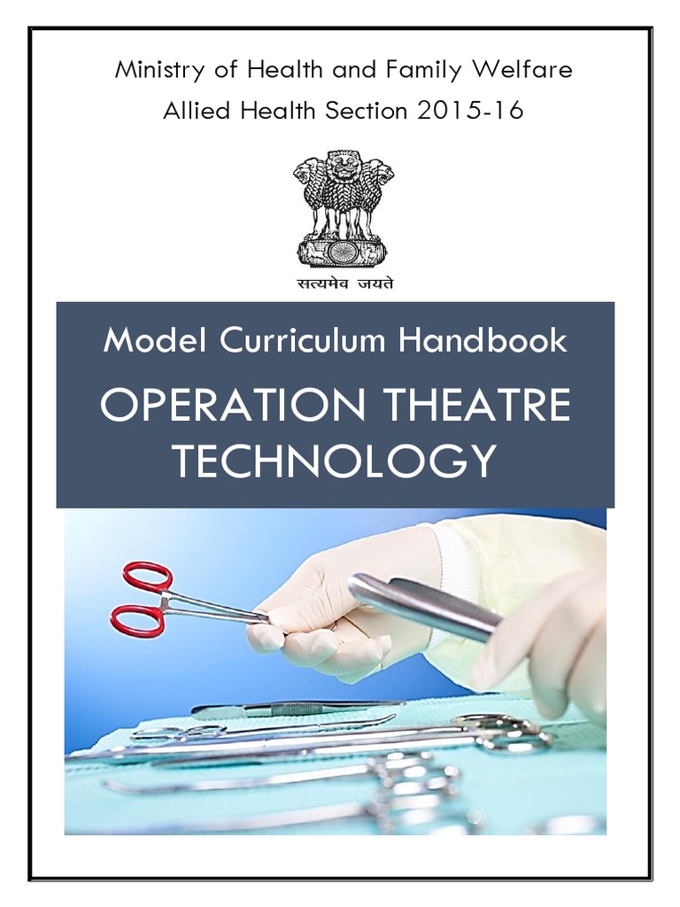Operation Theatre Techniques Curri Final 2016 103 | PDF | Health Care ...