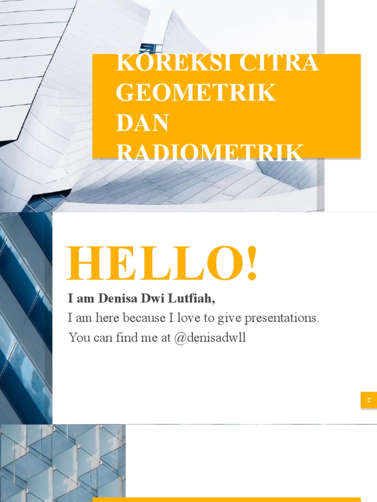 Denisa Dwi Lutfiah - 1904110443 - IK B - PPT SIG KOREKSI GEOMETRIK DAN ...