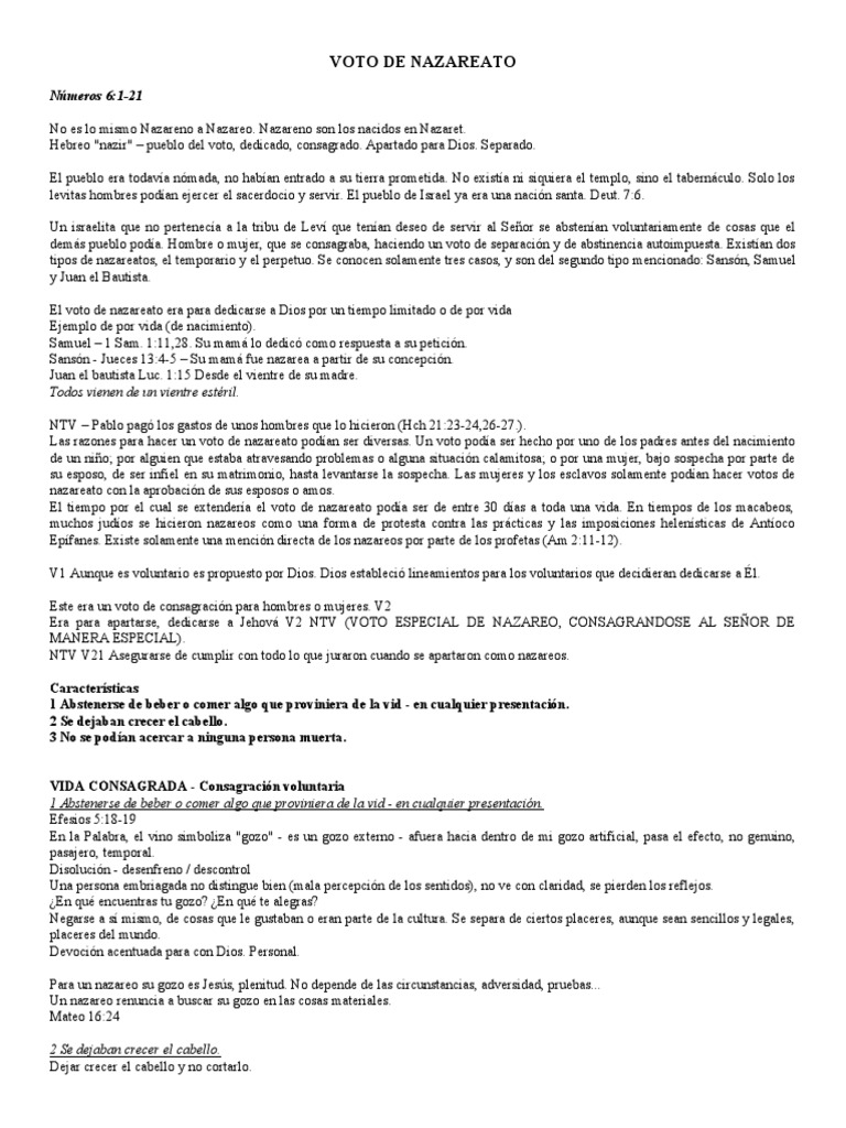 Nazareato | PDF | Pelo