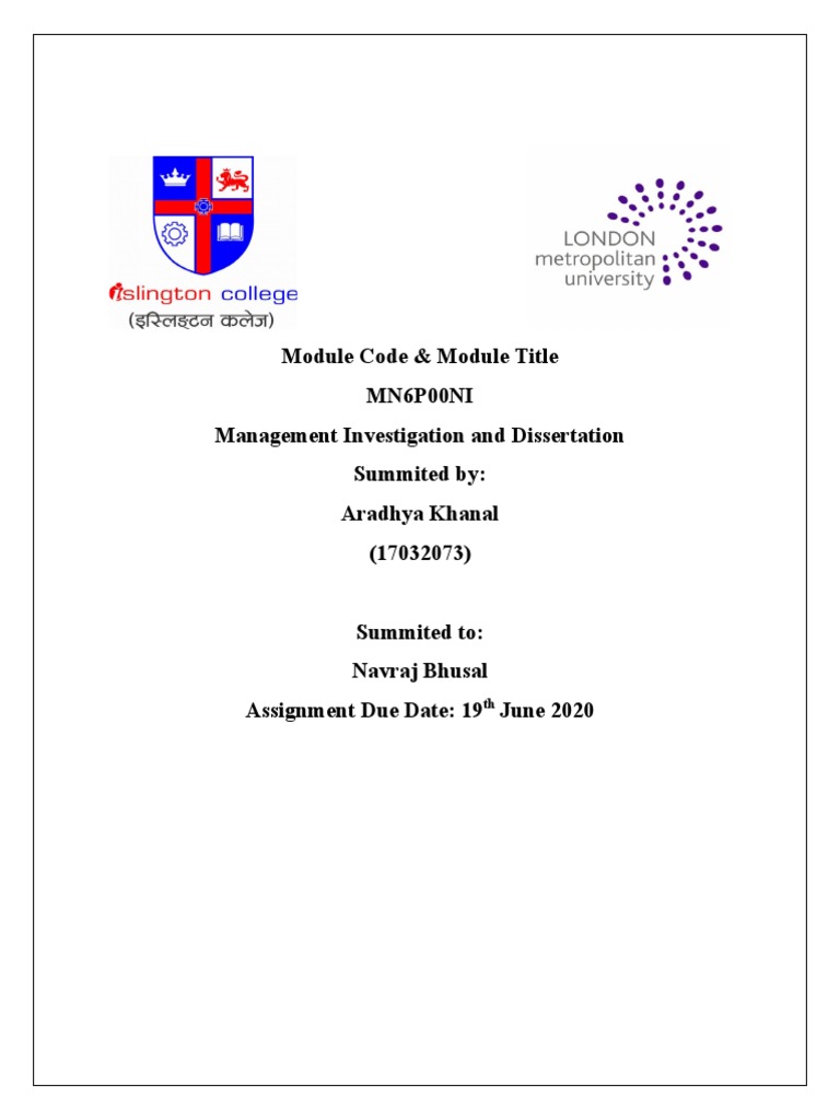 Management Investigation and Dissertation | PDF | Sustainability | Tourism