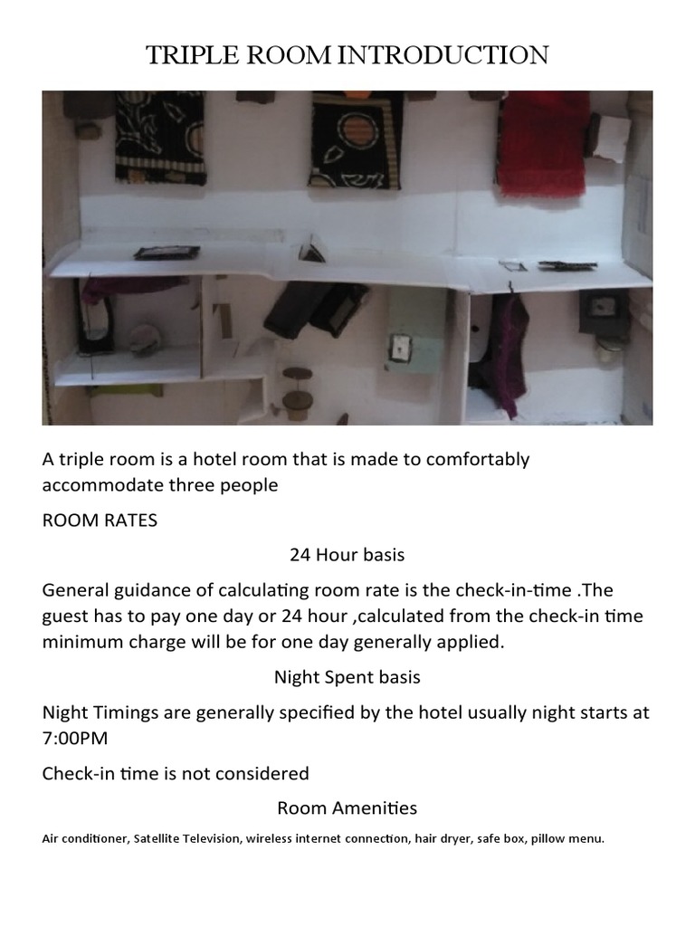 Triple Room Introduction | PDF