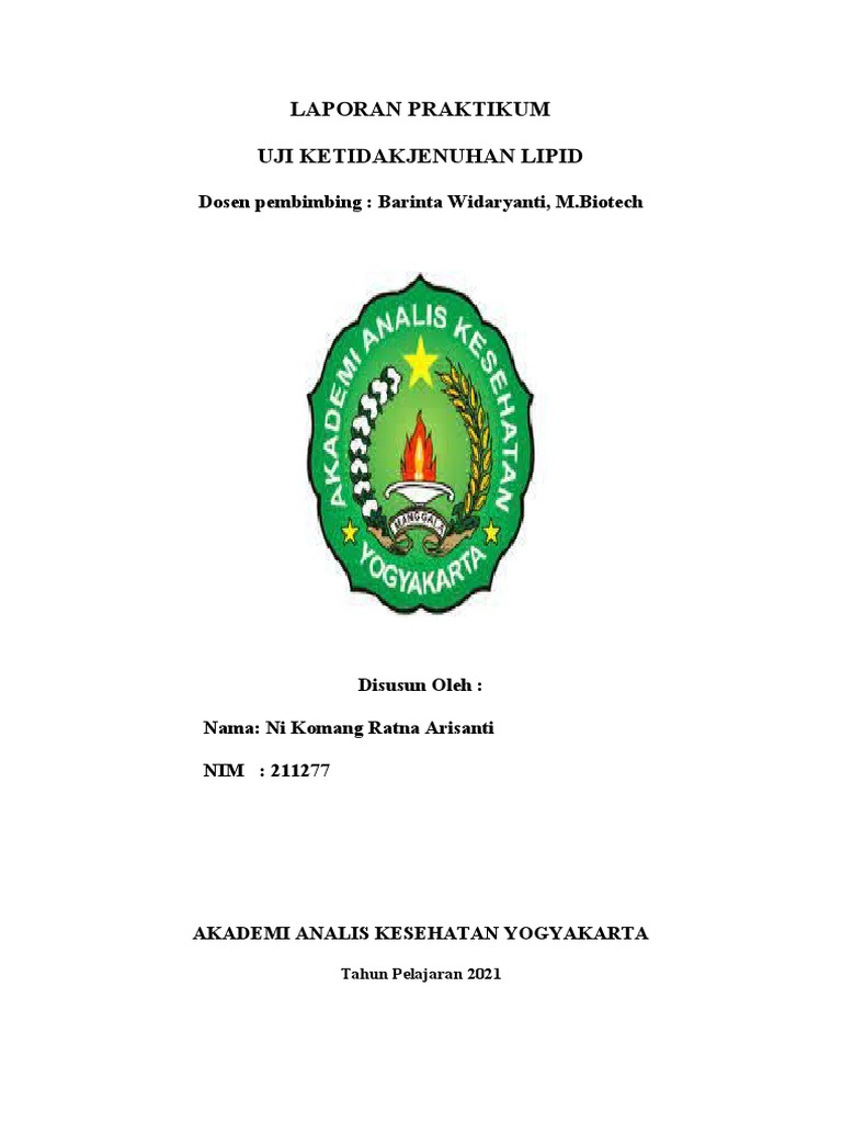 Uji Ketidaksamaan Lipid pada Minyak | PDF | Sains & Matematika