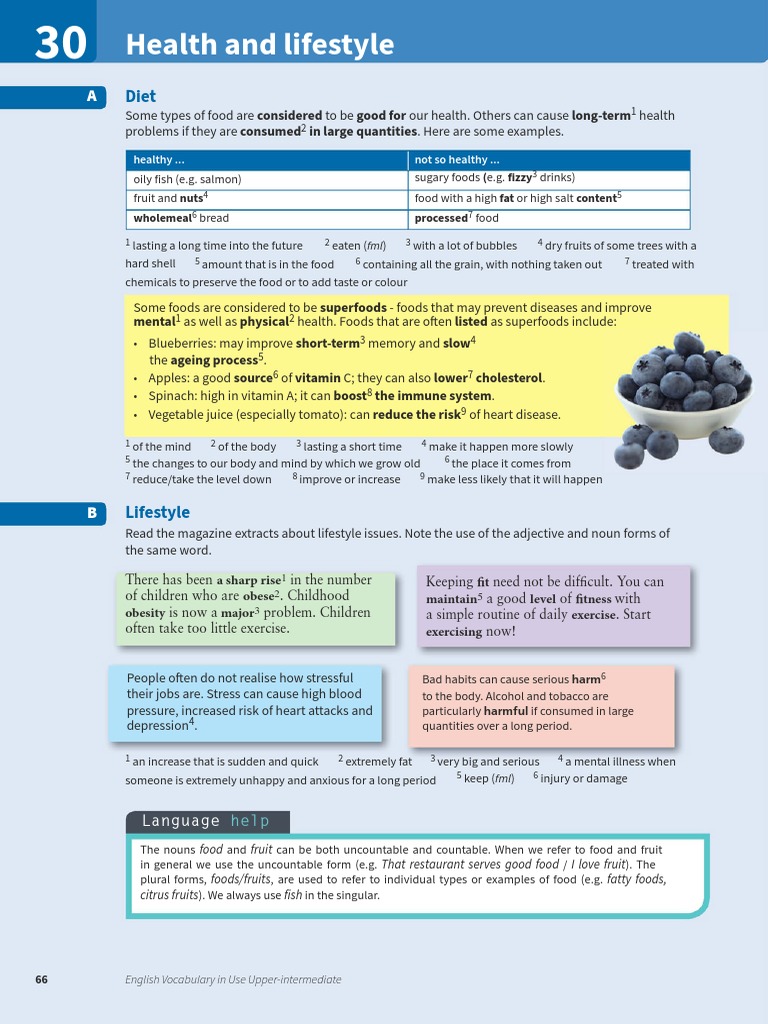 Week 2 - Health - Speaking Handout 2 | PDF | Foods | Noun