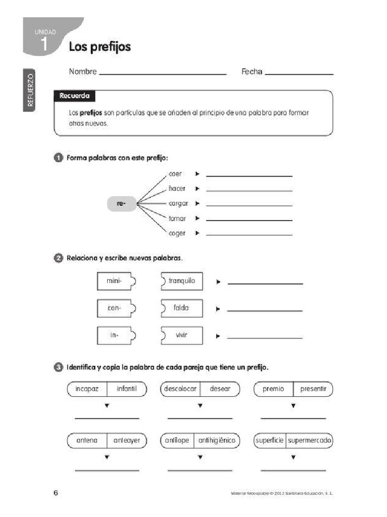 Sufijos y Prefijos | PDF