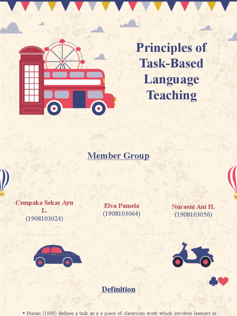 Principles of Task-Based Language Teaching | PDF | Pedagogy | Education ...