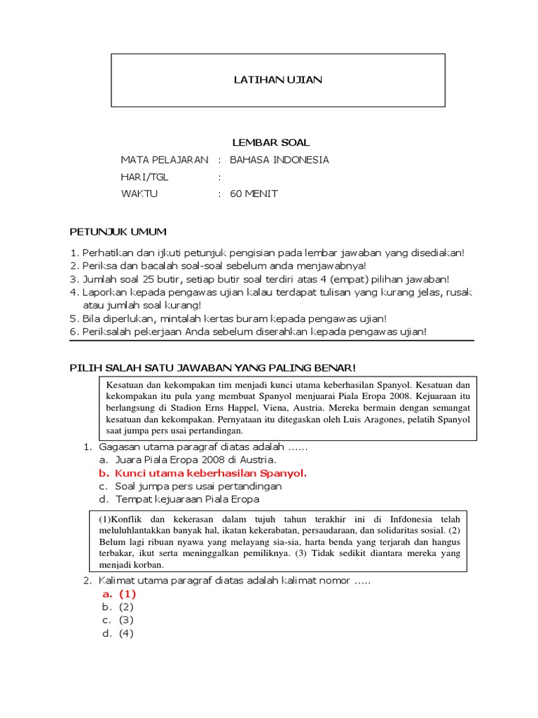 BHS Indonesia-1 | PDF