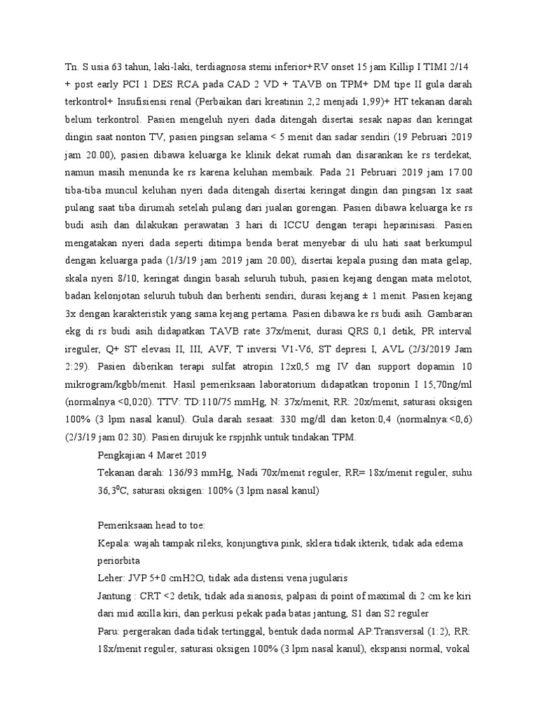 Kasus ACS Kritis-Dikonversi | PDF