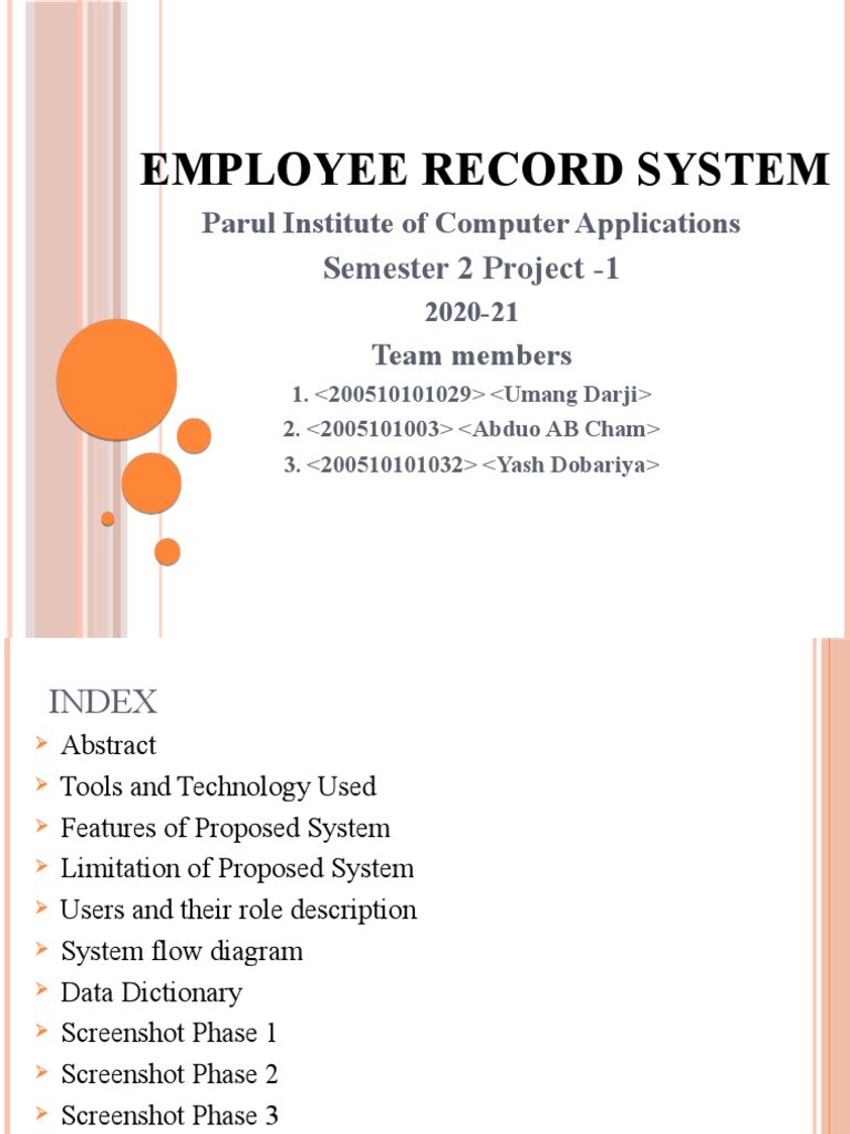 Employee Record System Final | PDF | Information Technology | Computer Architecture